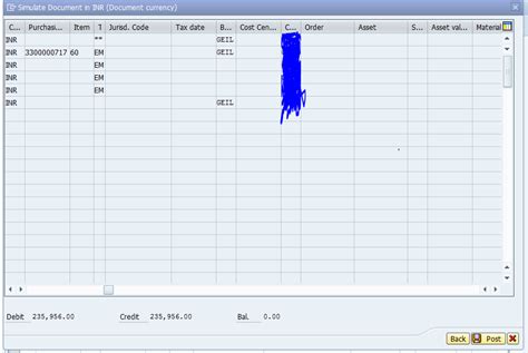 Solved Balancing Field Business Area In Line Item 003 N Sap