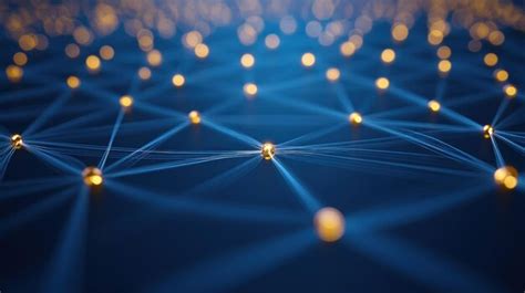 Abstract Network Structure Premium Ai Generated Image