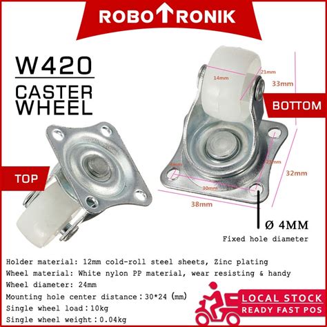 Universal Wheel Castor Caster W420 N20 Steel Ball Bulls Eye Bull Eye Conveyor Roller