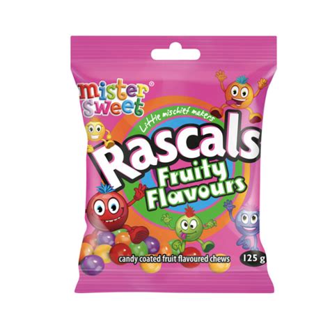 Mister Sweet Rascals Fruity Flavours Sweets 24 X 125g Shop Today
