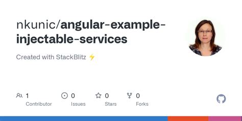 GitHub Nkunic Angular Example Injectable Services Created With