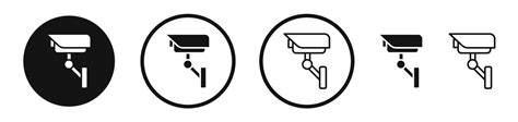 Security Camera Icon Royalty Free Vector Image