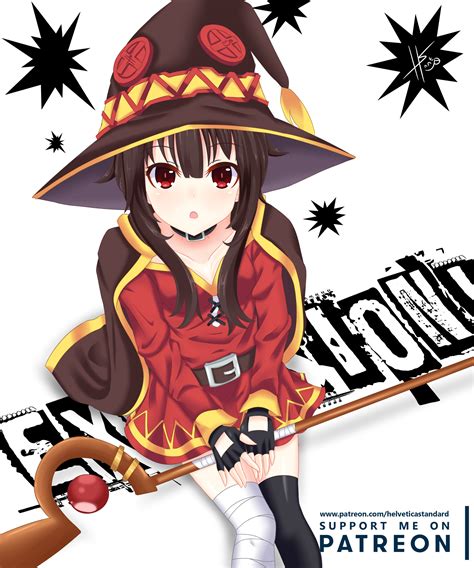 Megumin By Helveticastandard On Newgrounds