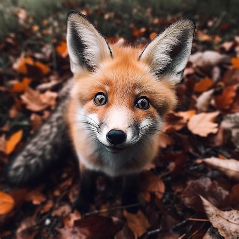 Premium Ai Image Portrait Of Beautiful Red Fox