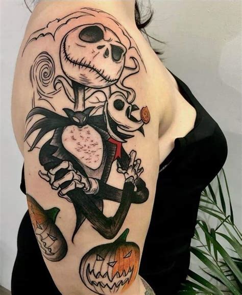 Pin On Ink Body Art Tattoos Jack Skellington Tattoo Nightmare