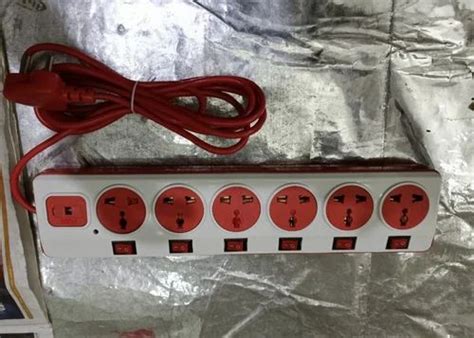 3 Pin 6 Socket Extension Board At ₹ 150 Piece In New Delhi Id 2852584401533