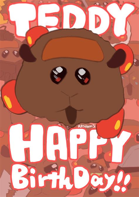 白菜 On Twitter 🧸⚠️💥テディ！！ハッピープイプイバースデー！！！💥⚠️🧸 Puipuibirthday モルカーファンアート