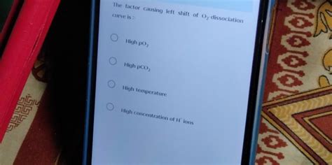 The Factor Causing Left Shift Of O2 Dissociation Curve Is High Po2