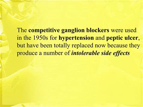 Ganglionic Stimulants And Blockers Suffi Pptx