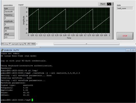 Example Of LabVIEW RT Code Interacting With NI Linux RT Through Localhost Communication NI