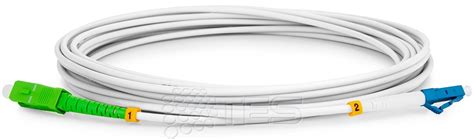 Optický patchcord SC APC LC PC 10m 3mm simplex SM G657A2 TES