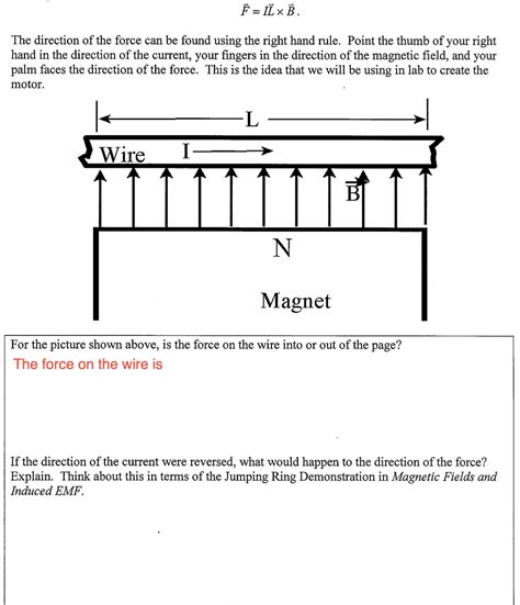 Solved F ILB The Direction Of The Force Can Be Found Using Chegg Com