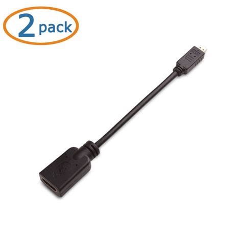 GetUSCart Cable Matters 2 Pack Micro HDMI To HDMI Adapter HDMI To