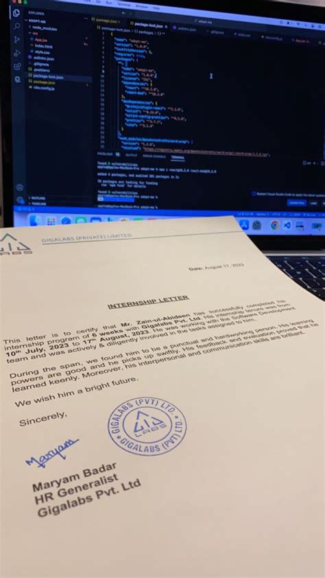 Zain Ul Abideen On Linkedin Summerinternship Learninggrowth