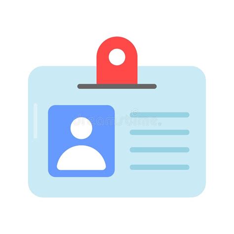 Employee Id Card Vector Design Entry Pass Icon In Modern Style Stock