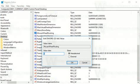 Disable Scrolling Inactive Windows In Windows 10