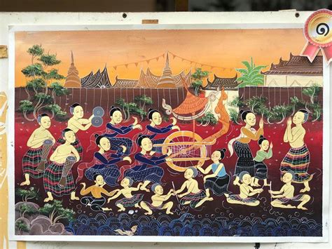 คุณครูปลานิล ผลการแข่งขัน การเขียนภาพไทยประเพณี ม 4 6