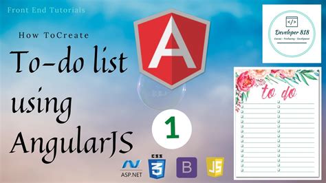 how to create to do list using angularjs youtube