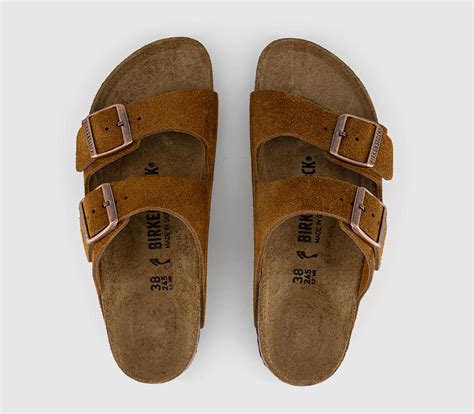 Birkenstock Arizona Two Strap Sandals Vl Mink Womens Sandals