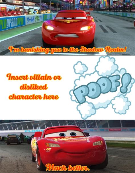 Lightning Mcqueen Banishes Who To The Shadow Realm By Totaldramaguy95 On Deviantart