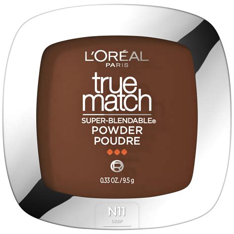 Loreal Paris True Match Powder Foundation Makeup Oil Free N11 Deep 033 Oz