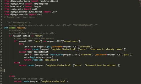 Python Django Identation Error In Except Userdoesnotexist Stack
