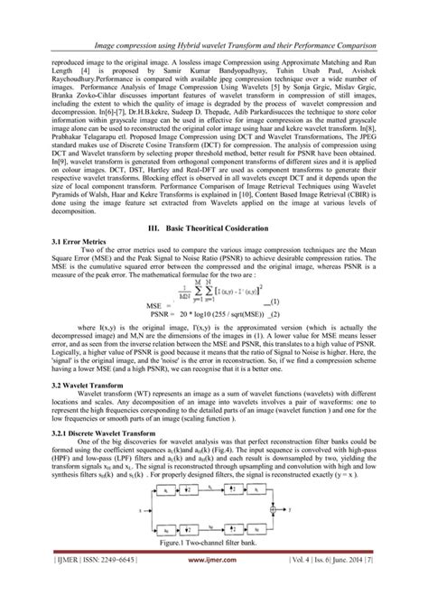 Image Compression Using Hybrid Wavelet Transform And Their Performance Comparison Pdf