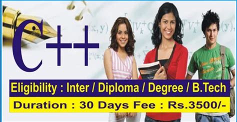 C Plus Plus Languages Course At Rs 3500course In Sangareddy Id