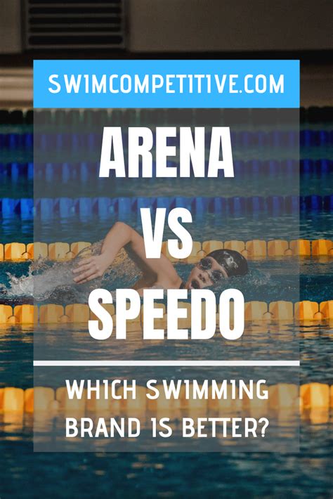 Arena Vs Speedo- which swimming brand is better? | Swimming articles ...