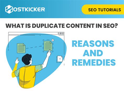 what is duplicate content in seo reasons and remedies