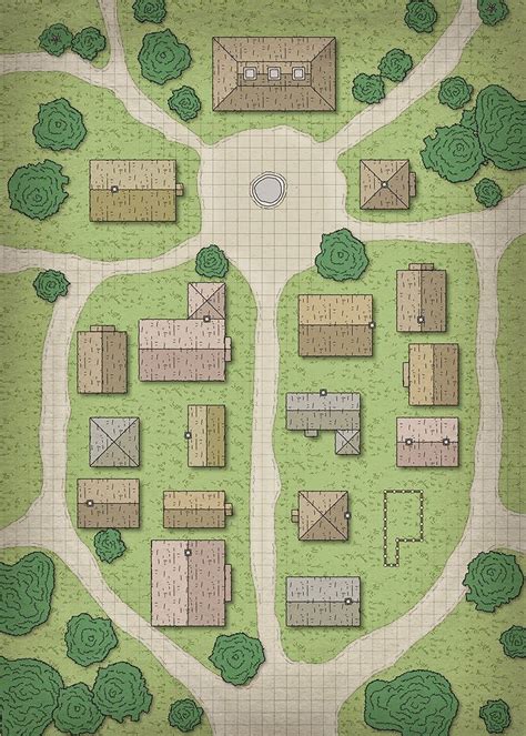 Small Town Map At Patricia Bartholomew Blog