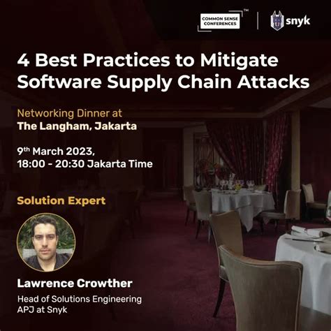 [video] Common Sense Conferences On Linkedin Software Sypplychain Attack Cybersecurity