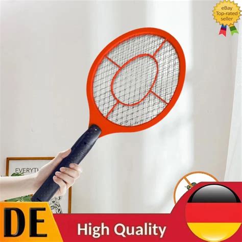 Bug Zapper Racket Electric Fly Swatter Handheld Battery Powered Zapper