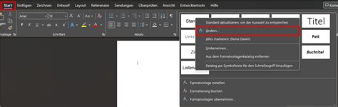 Format Word ändern so gehts