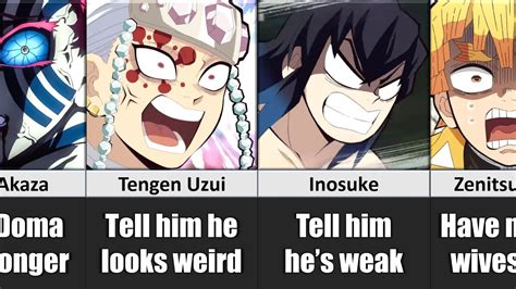 How To Make Demon Slayer Characters Angry Youtube