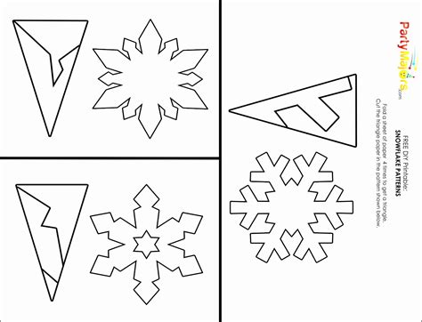 Star Wars Paper Snowflakes Lovely Printable Snowflake Cutouts 30 Free