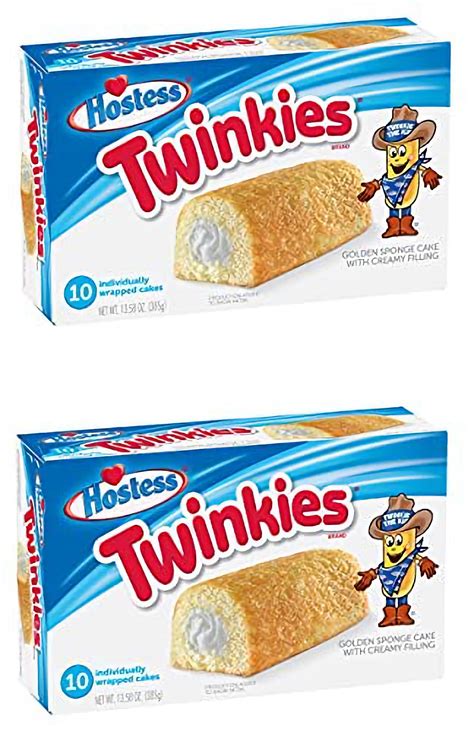 Hostess Twinkies 13 58 Ounce Box 10 Count Pack Of 2 20 Total Twinkies