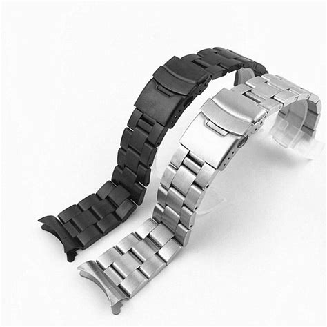 22 мм твердая сталь для Casio MDV106-1A Duro 106 изогнутый браслет для ...