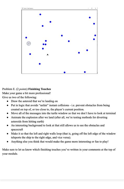 Problem A 10 Points Simulating Gravity To Get You