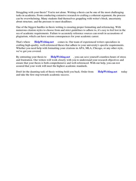 Thesis Reference Template Pdf Apa Style Citation