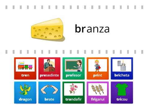 Sunetul R In Structuri Consonantice Find The Match
