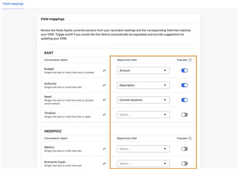 Auto Populate Crm Fields Using Conversation Recordings Apollo