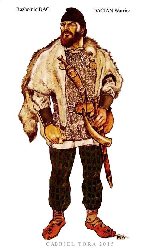 Razboinic Dac Get Dacian Warrior Dacia Dacii Tarabostes Zale Dada
