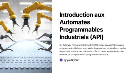Introduction Aux Automates Programmables Industriels Api