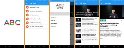 github techcvr abc news abc dynamic news app using api