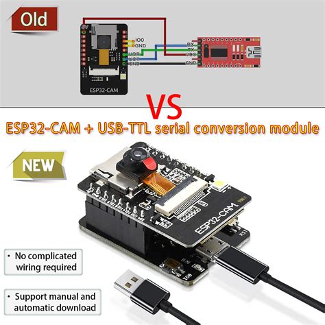 Esp32 Cam With Esp32 Cam Mb Usb Programmer Arduino Shop