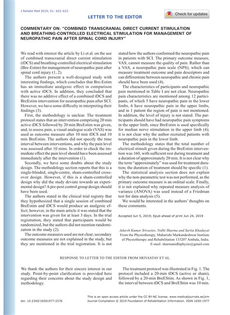 Pdf Commentry On Combined Transcranial Direct Current Stimulation And Breathing Controlled