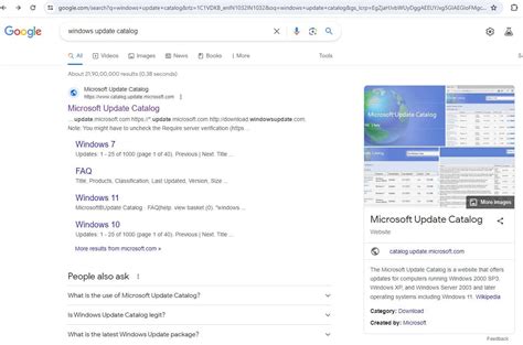 What Is The Microsoft Update Catalog Windows Update Catalog