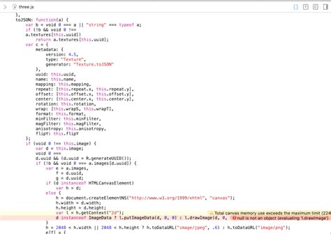 Out Of Memory In Texturetojson · Issue 15247 · Mrdoobthreejs · Github
