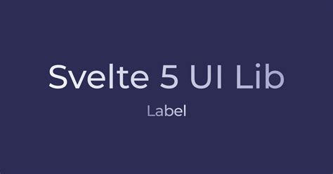 Svelte 5 Ui Lib